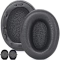Svarte øreputer i lammeskinn kompatible med Sony WH-1000XM3 (WH1000XM3 ...