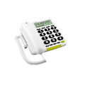Doro 312cs Analog telefon Namn och uppringnings-ID Vit | CDON