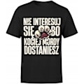 ROLIG KATT-T-SHIRT VAR INTE INTRESSERAD AV HERRINSKRIPTIONER PRESENT ...