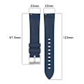 Huawei Watch GT 5 46 mm klockarmband 22 mm stålspänne enfärgat ...