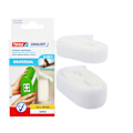 TESA Selvklæbende velcro monteringstape - Velcro tape 1m x 20mm hvid | CDON
