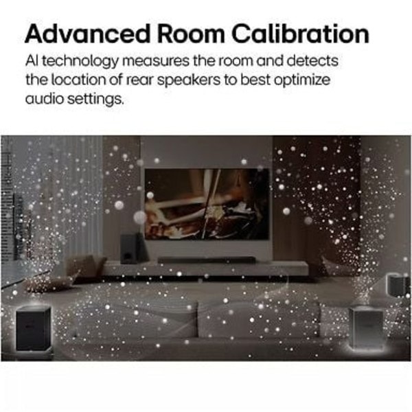 LG S80TR 5.1.3 Soundbar Dolby Atmos -järjestelmä takakaiuttimilla - A ...