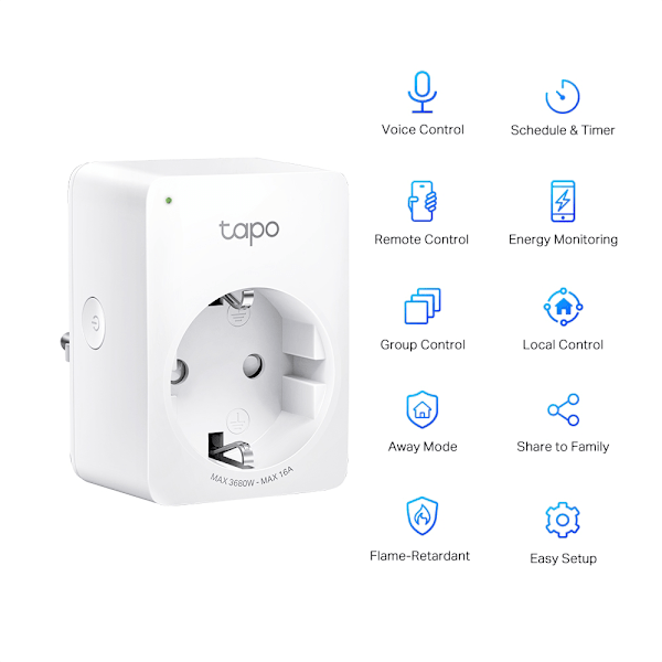 TP-Link Tapo P110 Smart Plug (1-pak) - A - Som ny | CDON