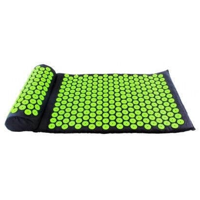 Akupunkturmåtte Six7Fit, sort/grøn, 60 cm x 40 cm x 2 cm - A - Som ny ...