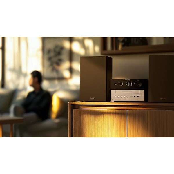 Philips TAM3205MKII/12 Mikrostereosystem, Svart/Silver - B - Mycket bra ...