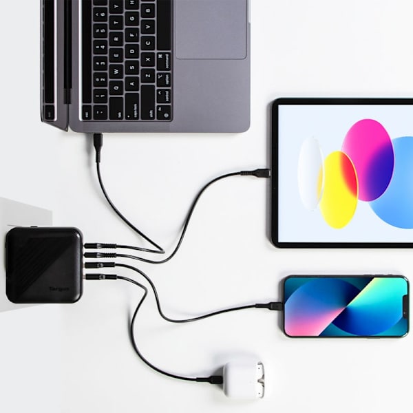 Targus GaN Multiport Oplader 100W U - A - Som ny | CDON