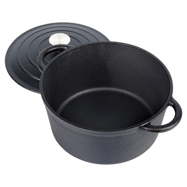 Gjutjärnsgryta med lock CAST LINE 24 cm, 3,9 l | CDON