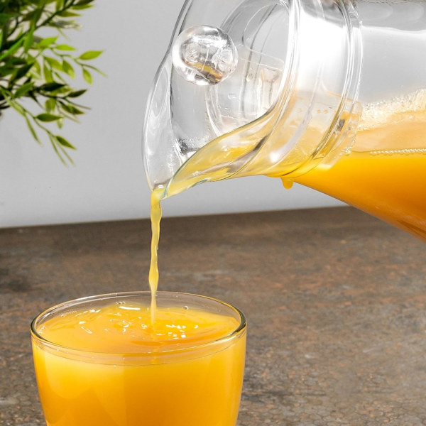 Glaskanna med lock 1,4 l + 6 glas 200 ml | CDON