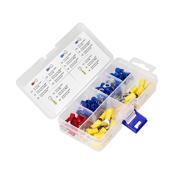 Isolerad ringkabelterminalsats M4-M8 120 delar | CDON