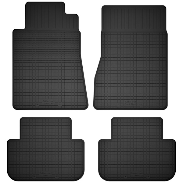 Gummimattor för bilen, set om 4, universalmodell: Mercedes SL R107 ...