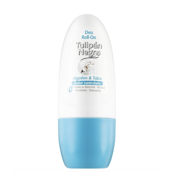Tulipan Negro Deo Roll-On Deodorant med bomull och talk (50 ml) | CDON
