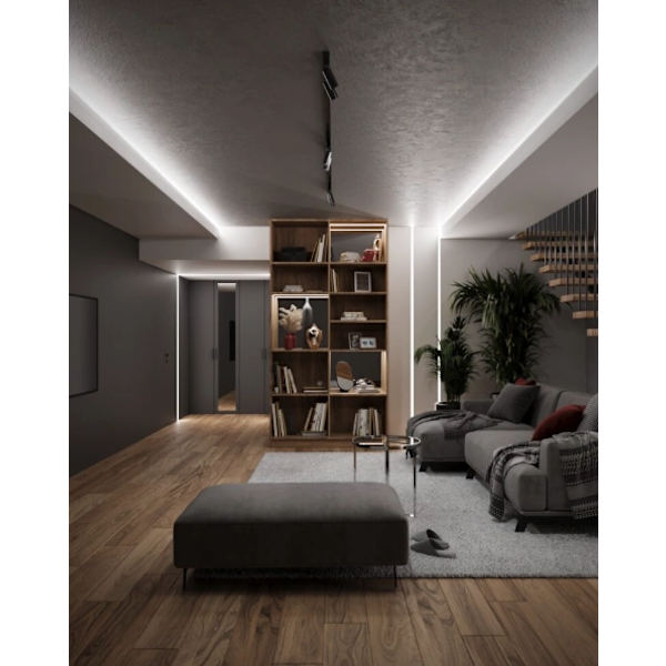 COB LED-remsa i rulle 50 meter 6000K kall färg takbelysning för möbler ...