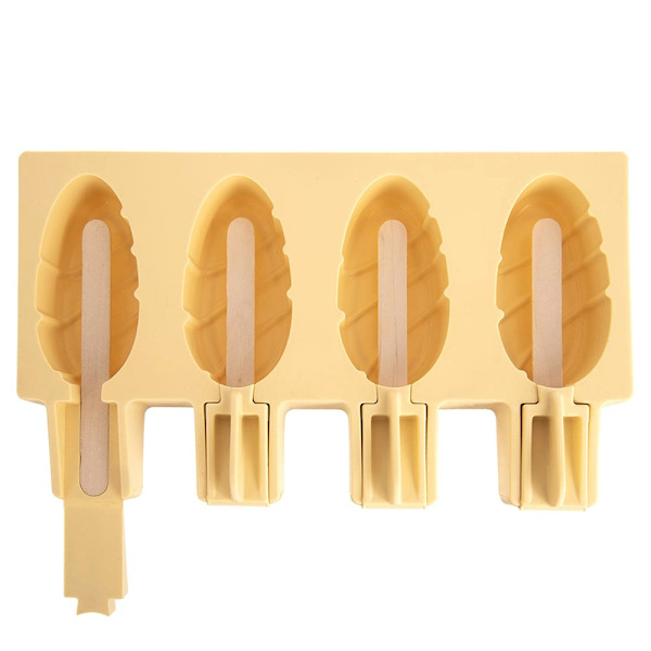 Silikonglassform med gult lock | CDON