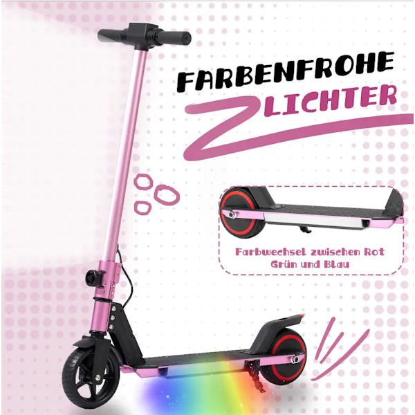 VANKEL S32 Hopfällbar E-Sparkcykel för Barn 150W Motor 6,5 Tum Däck ...