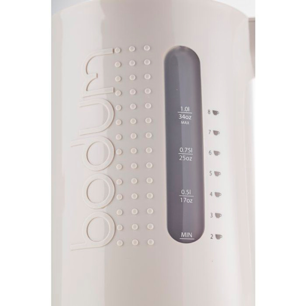 Vattenkokare - BODUM - BISTRO - 1300 W - 1 L - 360° vridbar bas - Vit ...