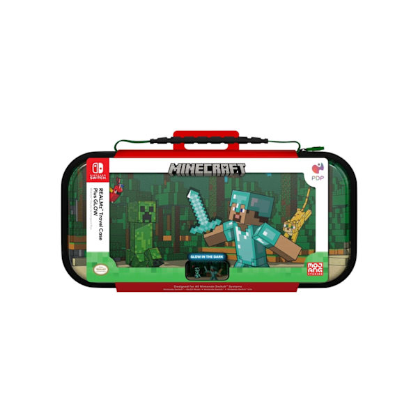 Minecraft Forest Battle - PDP Travel Case Plus GLOW till Nintendo ...