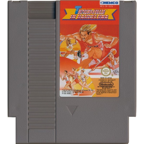 Track & Field in Barcelona - Nintendo 8-bit/NES - PAL B/SCN (BRUKT VARE ...