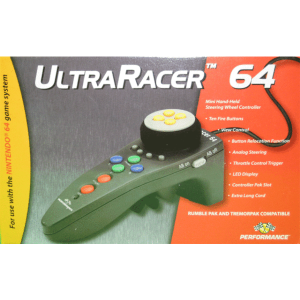 N64 - Nintendo 64 - Ultra Racer 64 Controller - N64 (KÄYTETTY TAVARA) | CDON
