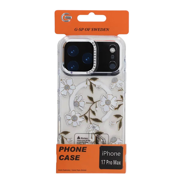 Skal Magsafe till iPhone 17 Pro Max - Transparent blommor och kvistar ...