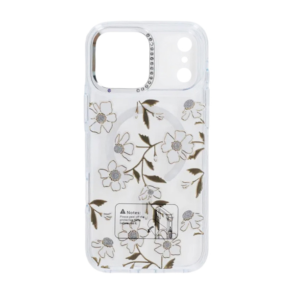 Skal Magsafe till iPhone 17 Pro Max - Transparent blommor och kvistar ...