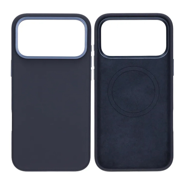 Mobilskal Silikon Magsafe och Statv iPhone 17 Pro Max - Blå | CDON