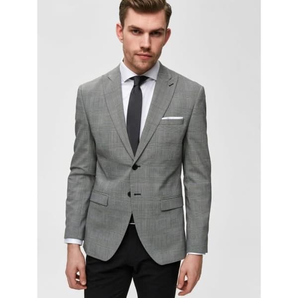 Selected Plain 7cm slips - grå - TU | CDON