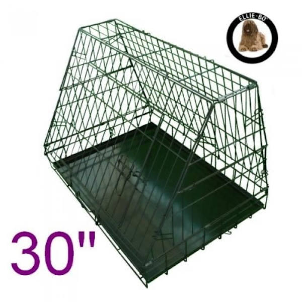 ELLIE-BO Fällbar hundbur med lutning Storlek M 54×76×54 cm Metall ...