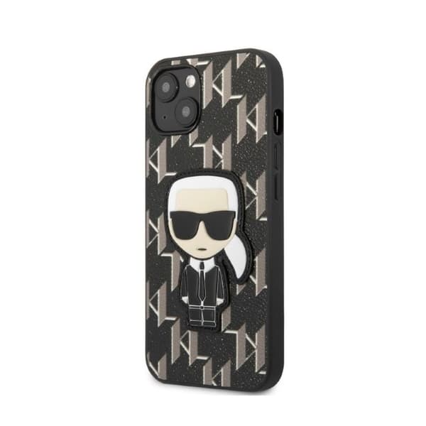 iPhone 13 mini-fodral Karl Lagerfeld Monogram Ikonik Patch Svart | CDON