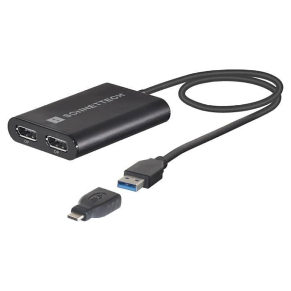 DisplayLink USB till Dual DisplayPort 1.2 4K-adapter - Sonnet USB3 ...