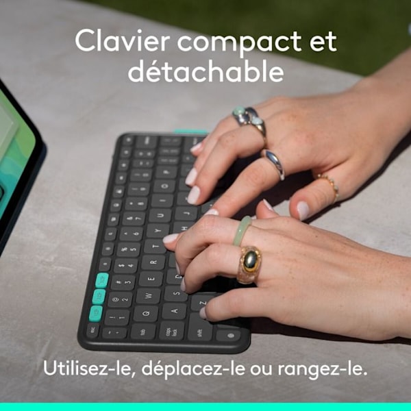 Accessoarer Tablet Logitech Flip Folio, tangentbordsfodral för iPad Pro ...