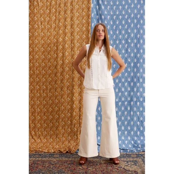 Jeans med vida ben dam Pulz Jeans Annie | CDON