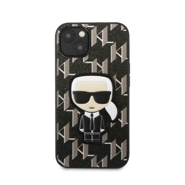 iPhone 13 mini-fodral Karl Lagerfeld Monogram Ikonik Patch Svart | CDON