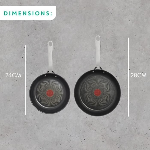 Stekpannor - TEFAL - Jamie Oliver Cook's Direct - 24/28 cm - Rostfritt ...