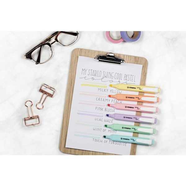 STABILO swing cool Pastel Edition highlighter - Pack x 10 - Lilac Mist ...