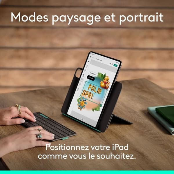 Accessoarer Tablet Logitech Flip Folio, tangentbordsfodral för iPad Pro ...