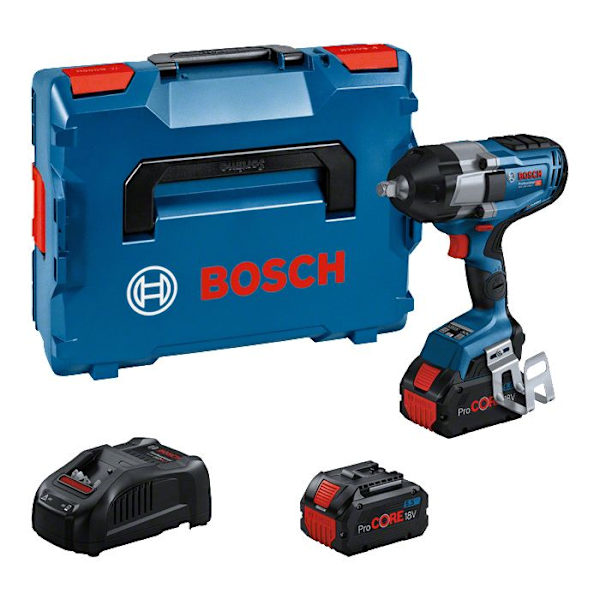 Batteridriven slagnyckel - Bosch - GDS 18V-1000 C - 2x ProCORE18V 5.5Ah ...