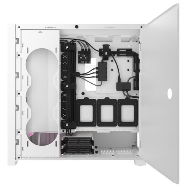 PC-chassi - CORSAIR - CC-9011243-WW - ICUE 5000D RGB AIRFLOW - Mid ...