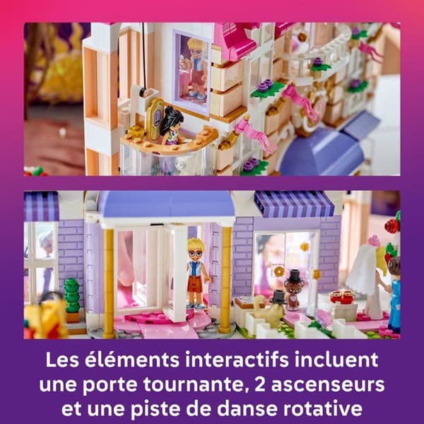 LEGO Friends 42704 Stora Hotellet i Heartlake City - Leksak för Flickor ...