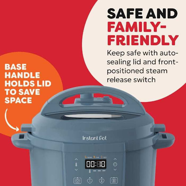 Multikokare 7-i-1 - INSTANT POT - Instant Pot Classic - 5,7 L - Blå ...
