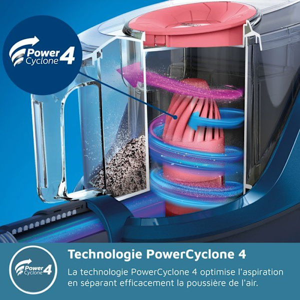 Poseløs støvsuger - PHILIPS - XB2123/09 - Serie 2000 PowerCyclone 4 ...