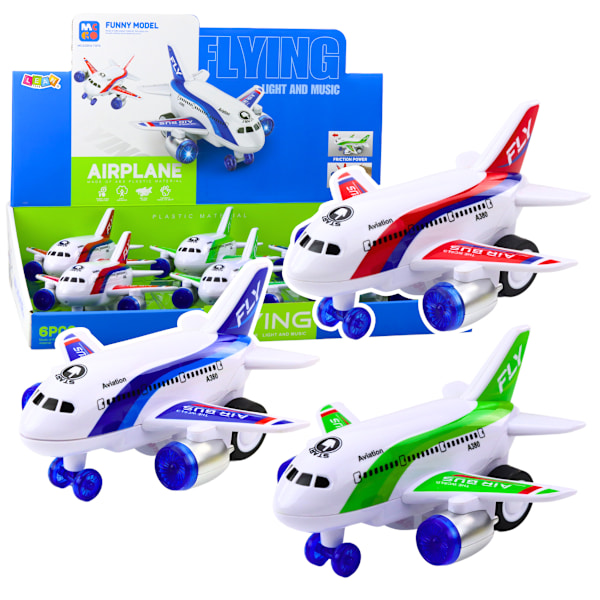 Batteridrevet passagerfly med lys og lyd | CDON