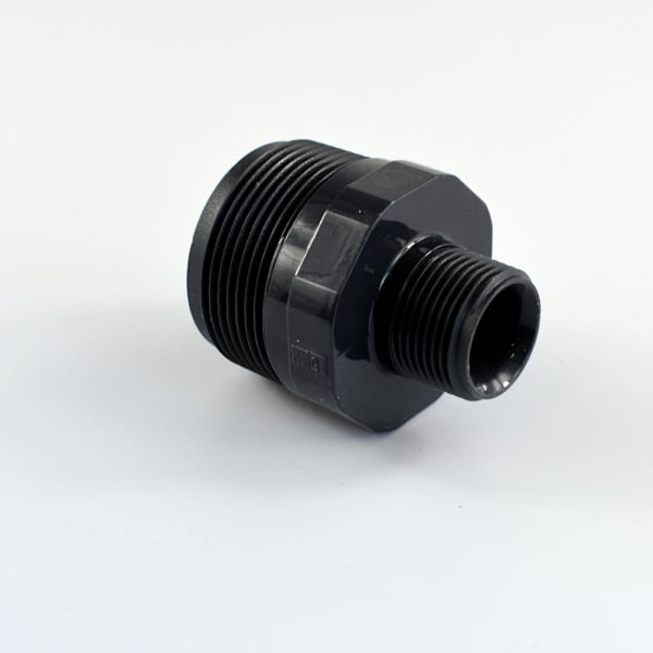PVC-U Reducer Dubbelnippel AG 1 1/2" x 3/4" – Robust Rördel med PN10 ...