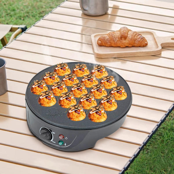 Elektrisk takoyaki/cake pop-maskin - JC-503 - 18 hål - 750 W - EU ...