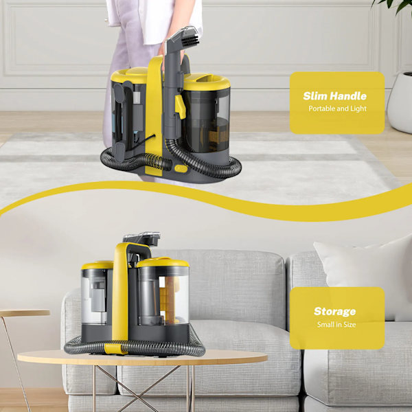 Textil- och mattvätt - Portabel tvättdammsugare - 600 W - 11000 Pa ...