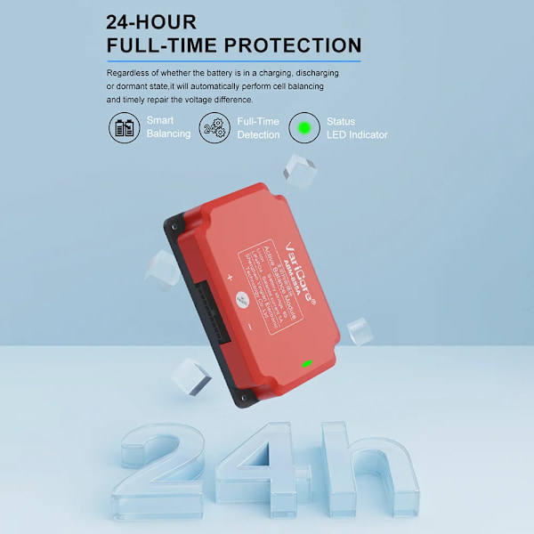 Smart aktiv balanserare LiFePO4 BMS - 4S batteriutjämnare - 5A ...