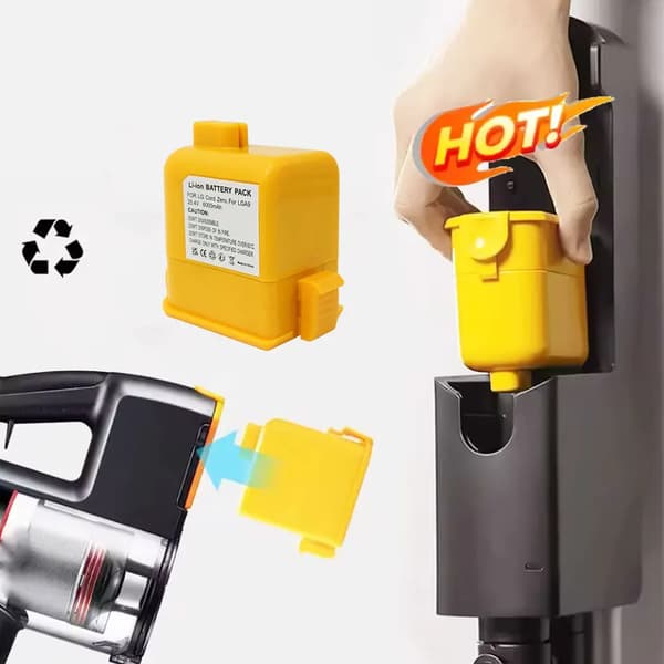 Dammsugarbatteri för CordZero A9 A9S P9 - Ersättningsbatteri 18650 - Li ...