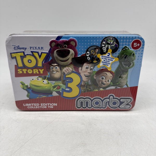 Disney Pixar Toy Story 3 Ltd Edition Marbz Collector Tin inc Ultra Rare ...