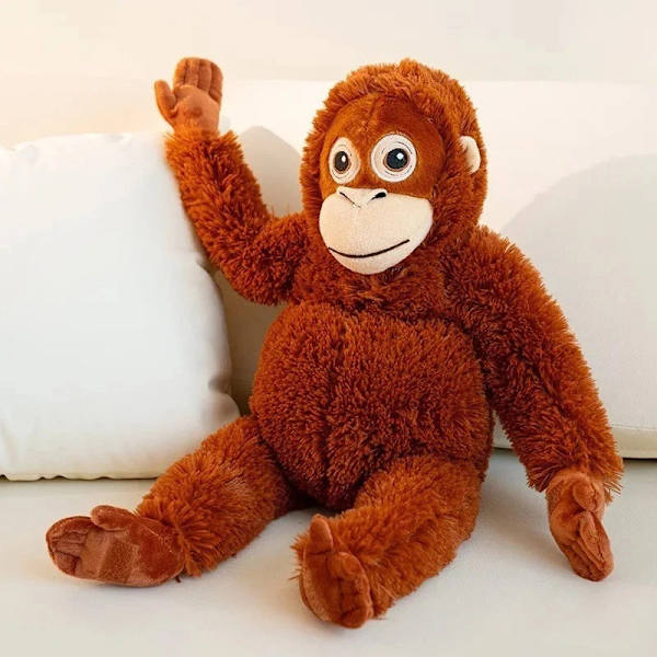 Punch Friend Plush Monkey Soft Stuffed Toy Orangutan Doll Viral Gift ...