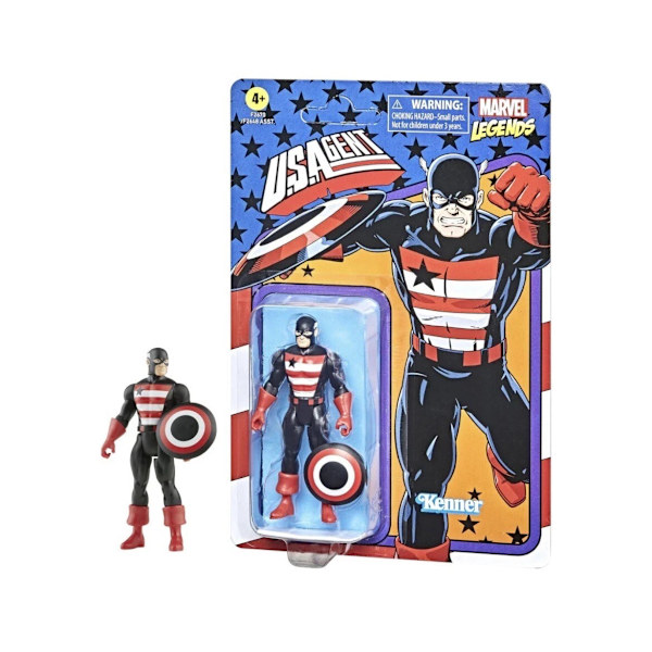 Marvel Legends USAGENT Retro 375 Inch Action figure Kenner Brand New | CDON
