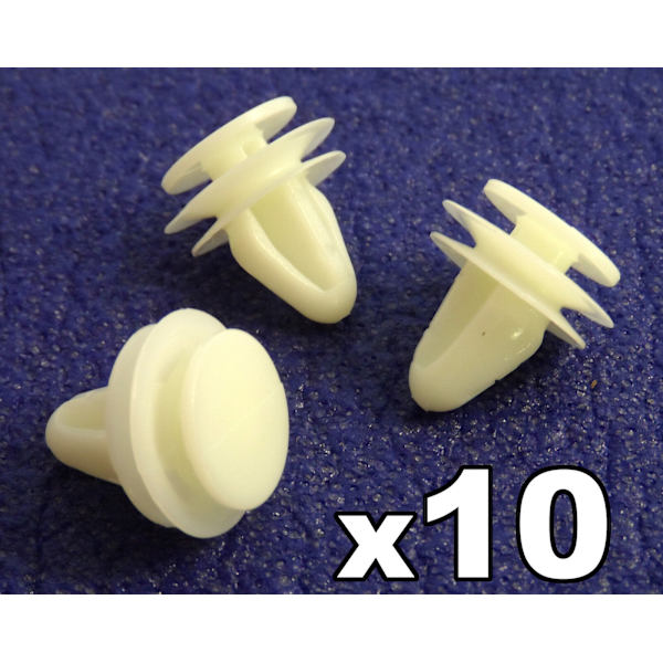 10x Honda Plastic Trim Clips- Door Card Panel Clips for S2000, Prelude ...